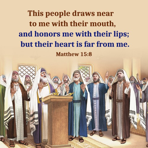 Bible Verse – Matthew 15:8